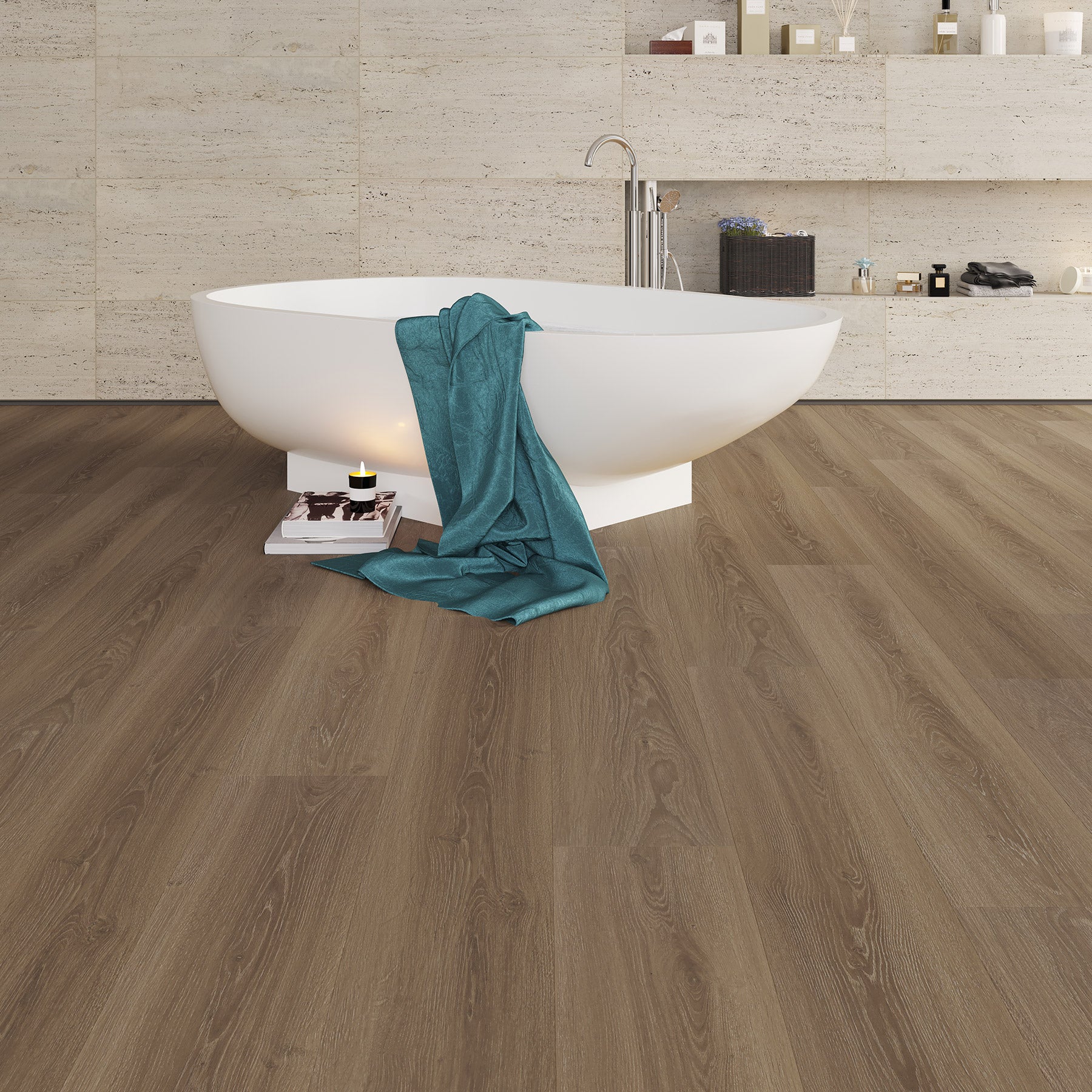 Iced Latte 14mm 100% Waterproof Laminate Flooring