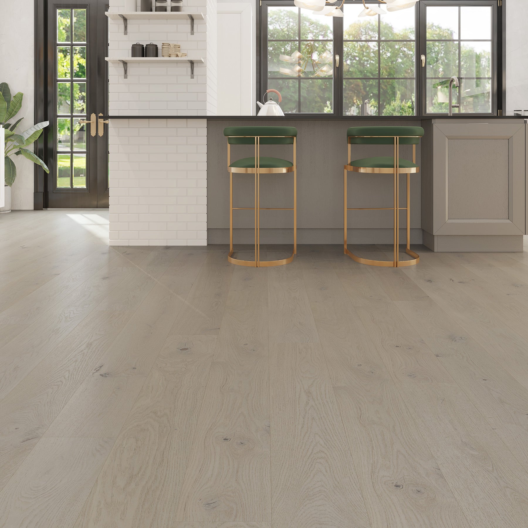Aspen Oak Real Wood Click Flooring