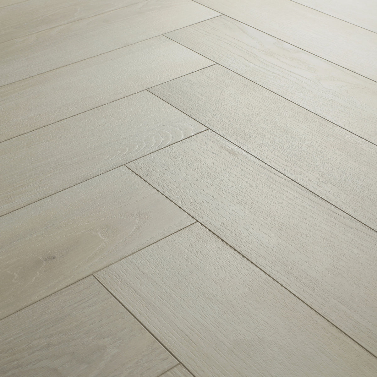 Soft Ash Herringbone Water Resistant Laminate Flooring