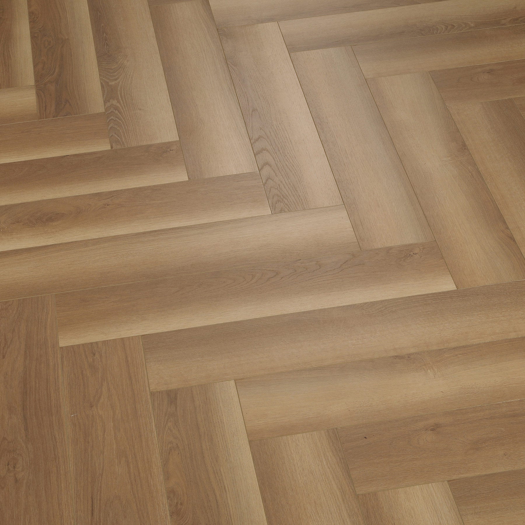 Smoked Chestnut 14mm Herringbone 100% Waterproof Laminate Flooring