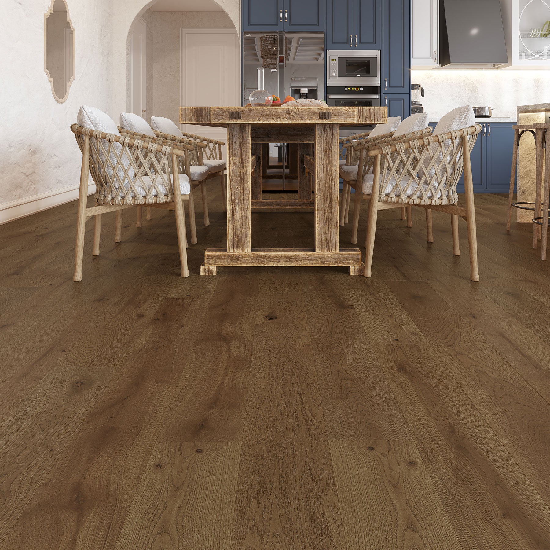 Harvest Oak Real Wood Click Flooring