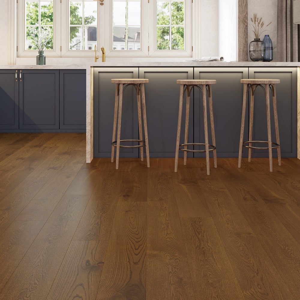 Cognac Oak Real Wood Click Flooring