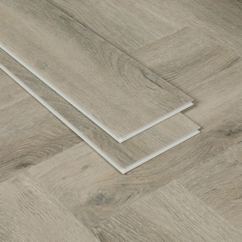 Cloud Cover Herringbone Waterproof Luxury Vinyl Flooring