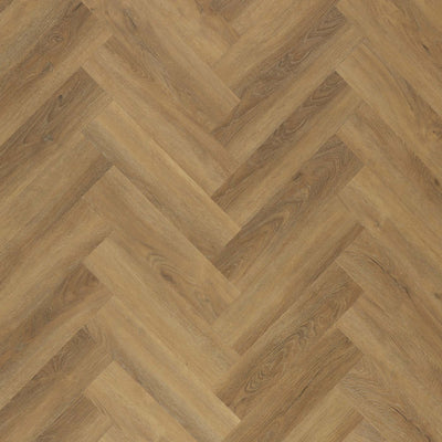 Golden Oak Herringbone Waterproof Luxury Vinyl Flooring