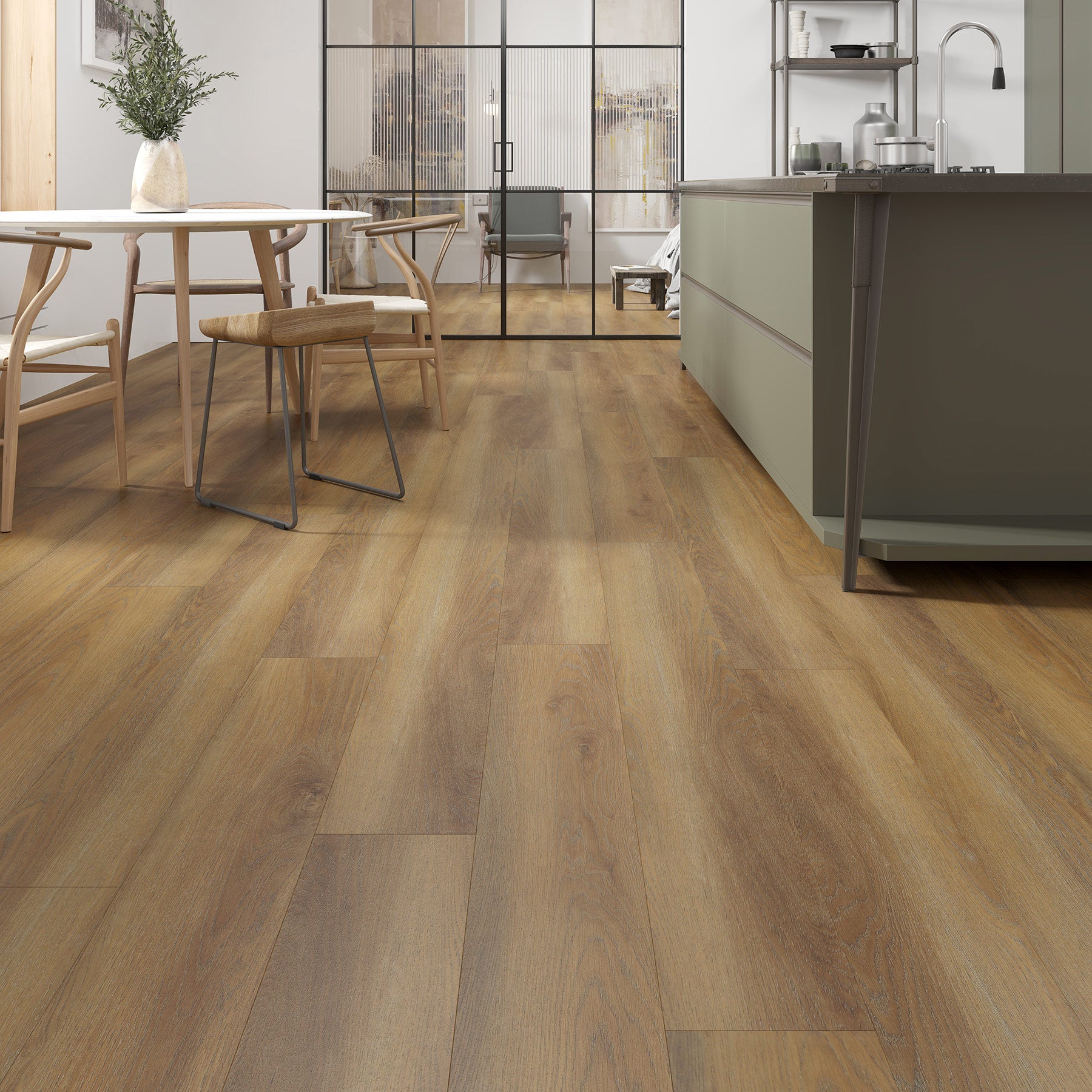 Rich Summer Oak Waterproof Luxury Vinyl Flooring